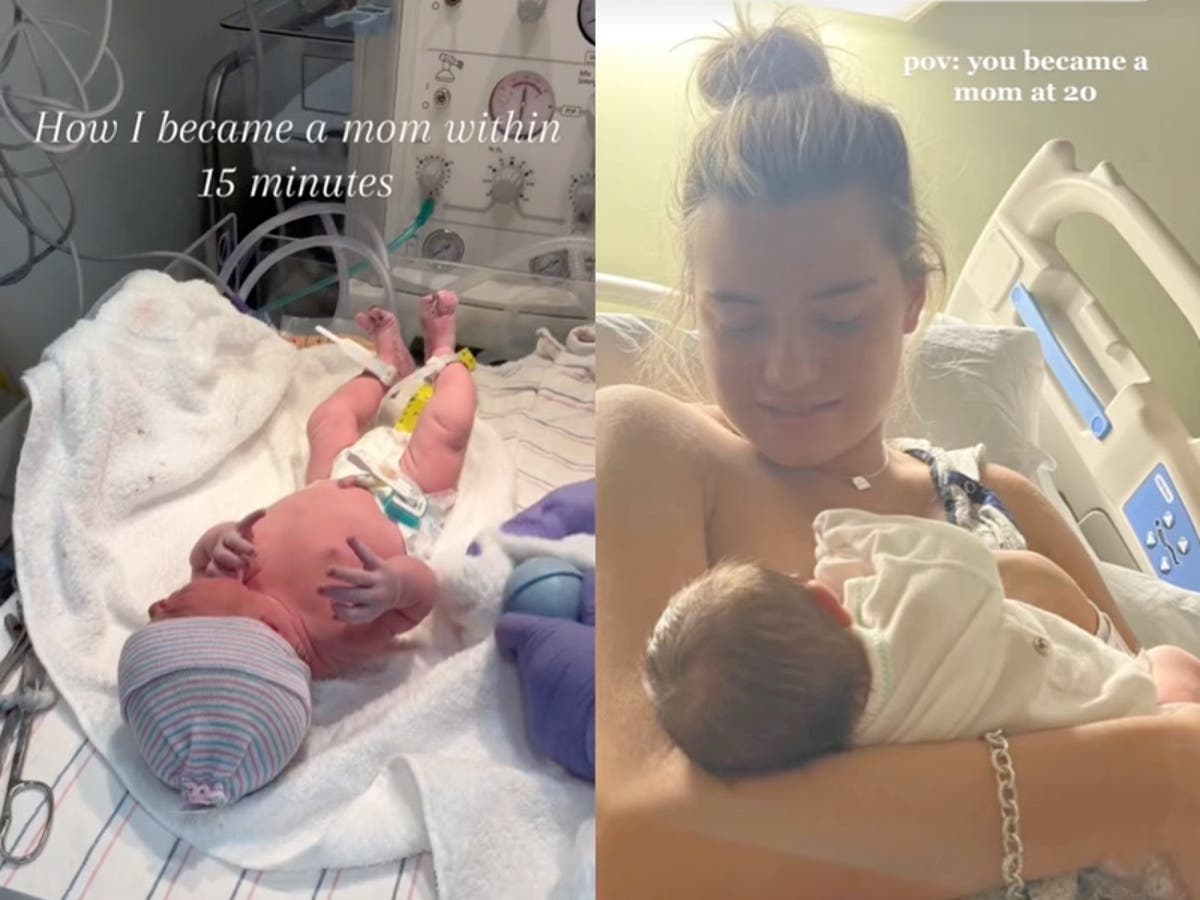 College student says didn’t know she was pregnant until baby was crowning due to ‘cryptic ...